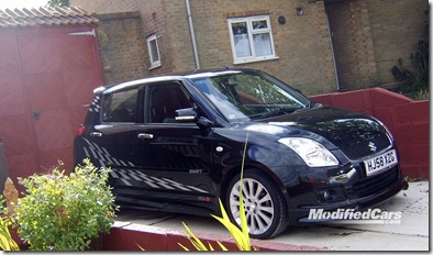 Gedi Junction: 2008 Black Suzuki Swift Modified